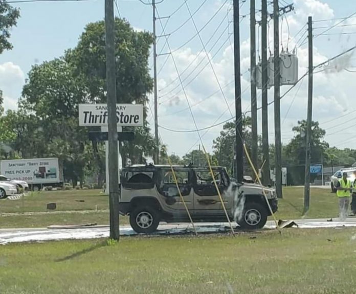 Ocala Post (Ocala News) - Florida man's load catches Hummer on fire ...